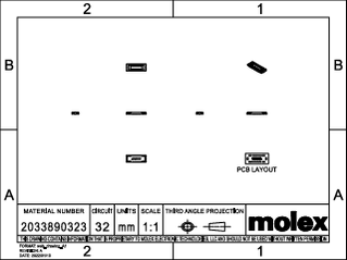 Board-to-Board Connectors Part - 2033890323 | Molex