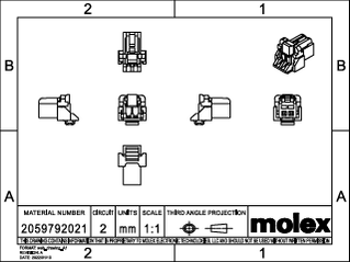 Connector Housings Part - 2059792021 | Molex