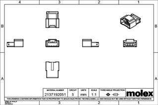 Connector Housings Part - 2137192051 | Molex