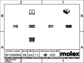 Connector Housings Part - 5013300500 | Molex