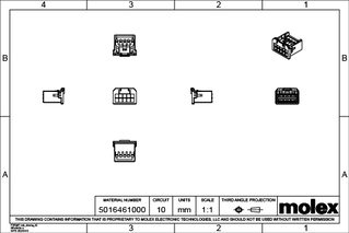 Connector Housings Part - 5016461000 | Molex