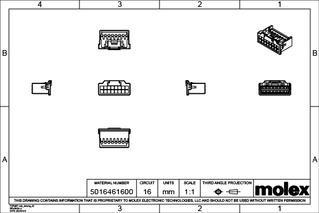Connector Housings Part - 5016461600 | Molex