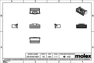 Connector Housings Part - 5016461801 | Molex