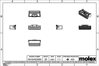 Connector Housings Part - 5016462000 | Molex
