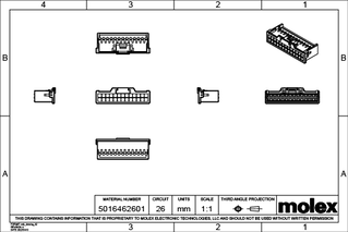 Connector Housings Part - 5016462601 | Molex