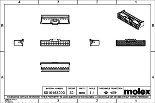 Connector Housings Part - 5016463200 | Molex