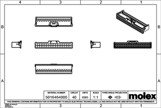 Connector Housings Part - 5016464000 | Molex