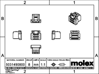 Connector Housings Part - 5031490800 | Molex
