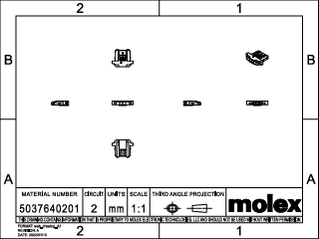 Connector Housings Part - 5037640201 | Molex