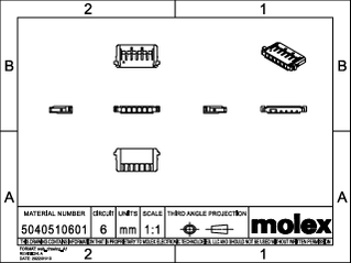Connector Housings Part - 5040510601 | Molex