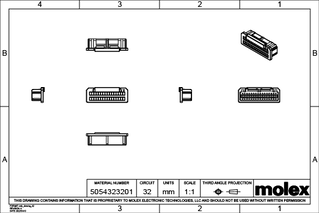Connector Housings Part - 5054323201 | Molex