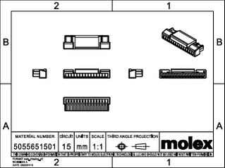 Connector Housings Part - 5055651501 | Molex