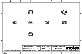 Connector Housings Part - 5055700401 | Molex
