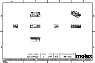 Connector Housings Part - 5055700801 | Molex