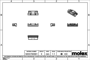 Connector Housings Part - 5055700901 | Molex
