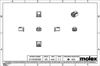 Connector Housings Part - 511630300 | Molex