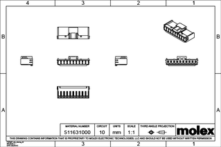 Connector Housings Part - 511631000 | Molex