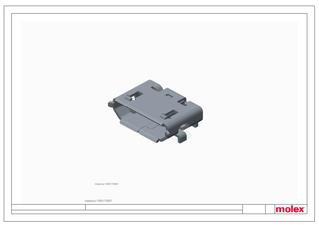 I/O Connectors Part - 1050170001 | Molex