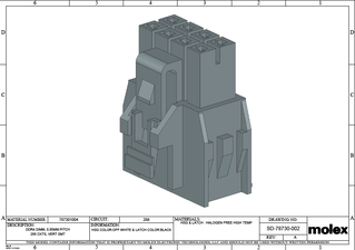 Connector Housings Part - 1053081208 | Molex