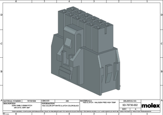 Connector Housings Part - 1053081212 | Molex
