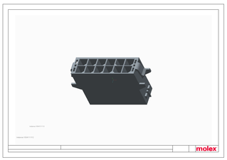 Connector Housings Part - 1054111112 | Molex