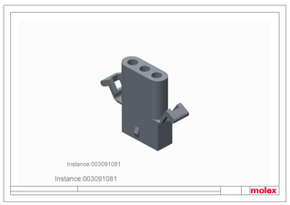 Connector Housings Part - 03091081 | Molex