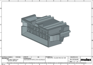 Connector Housings Part - 15060146 | Molex