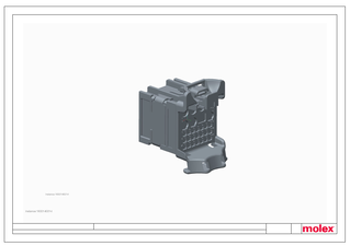 Connector Housings Part - 1600140014 | Molex