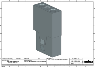 Connector Housings Part - 03061032 | Molex