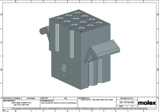 Connector Housings Part - 03061121 | Molex
