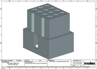 Connector Housings Part - 03062122 | Molex