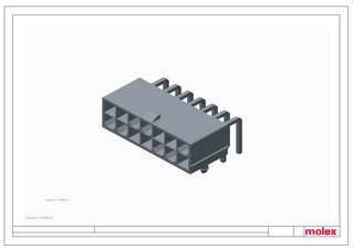 PCB Headers and Receptacles Part - 1724480014 | Molex