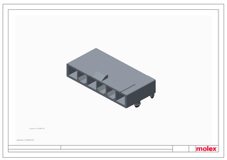 PCB Headers and Receptacles Part - 1726480106 | Molex