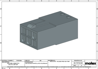 Connector Housings Part - 1727621006 | Molex