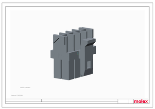 Connector Housings Part - 1729520801 | Molex