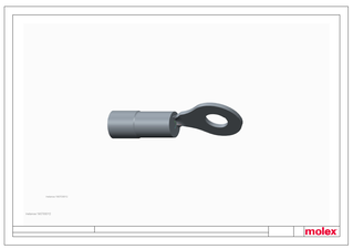 Ring and Spade Terminals Part - 190700012 | Molex
