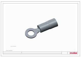Ring and Spade Terminals Part - 190730070 | Molex