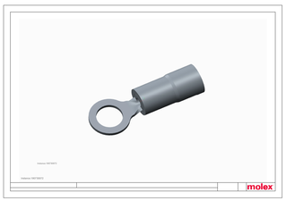 Ring and Spade Terminals Part - 190730072 | Molex