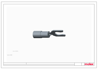 Ring and Spade Terminals Part - 190990009 | Molex