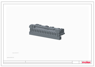 Connector Housings Part - 2016472151 | Molex