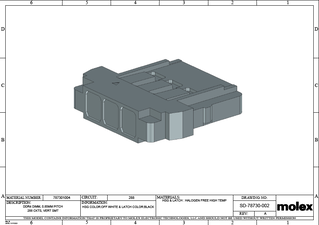 Connector Housings Part - 2053410203 | Molex