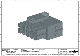 Connector Housings Part - 2064611001 | Molex
