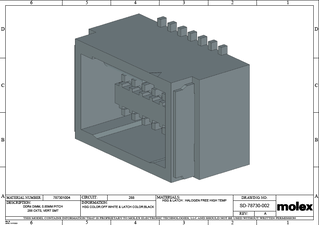 PCB Headers and Receptacles Part - 2077601471 | Molex