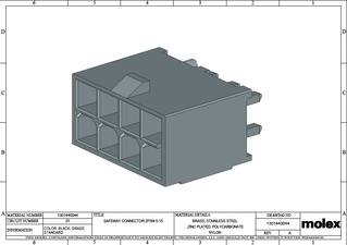 PCB Headers and Receptacles Part - 2125201008 | Molex