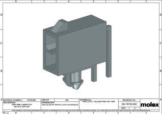PCB Headers and Receptacles Part - 2125280200 | Molex