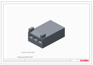 Connector Housings Part - 22013037 | Molex