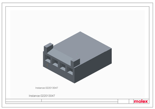 Connector Housings Part - 22013047 | Molex