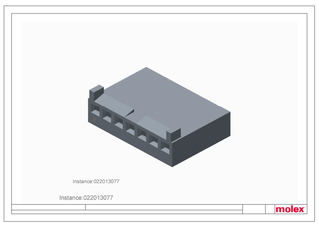 Connector Housings Part - 22013077 | Molex
