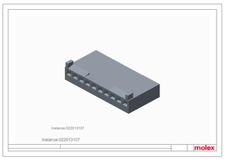 Connector Housings Part - 22013107 | Molex
