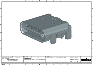 I/O Connectors Part - 2216100001 | Molex